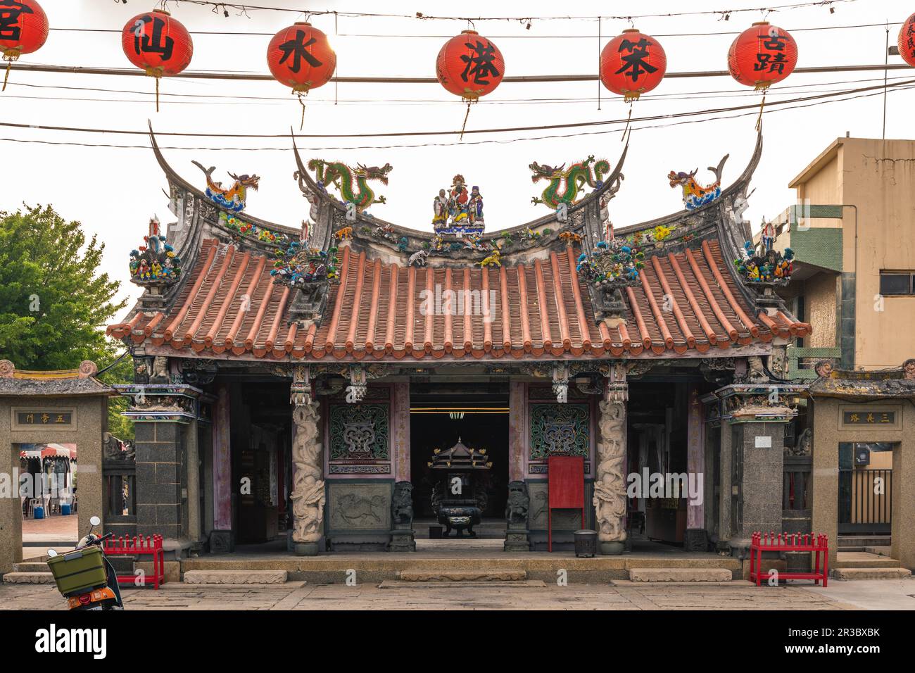April 24, 2023: Bengang Shuixian Temple, a temple built in 1739 and ...