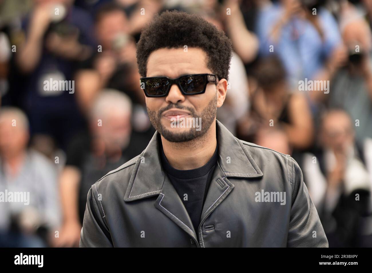 Abel Tesfaye a.k.a. The Weeknd poses for photographers at the photo ...