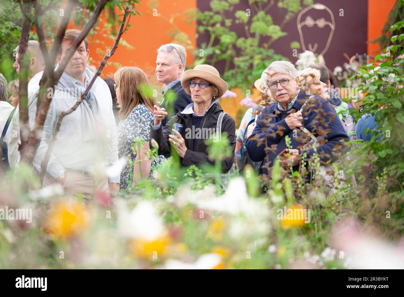 London, UK. 23rd May, 2023. The RHS Chelsea Flower Show opens to the ...