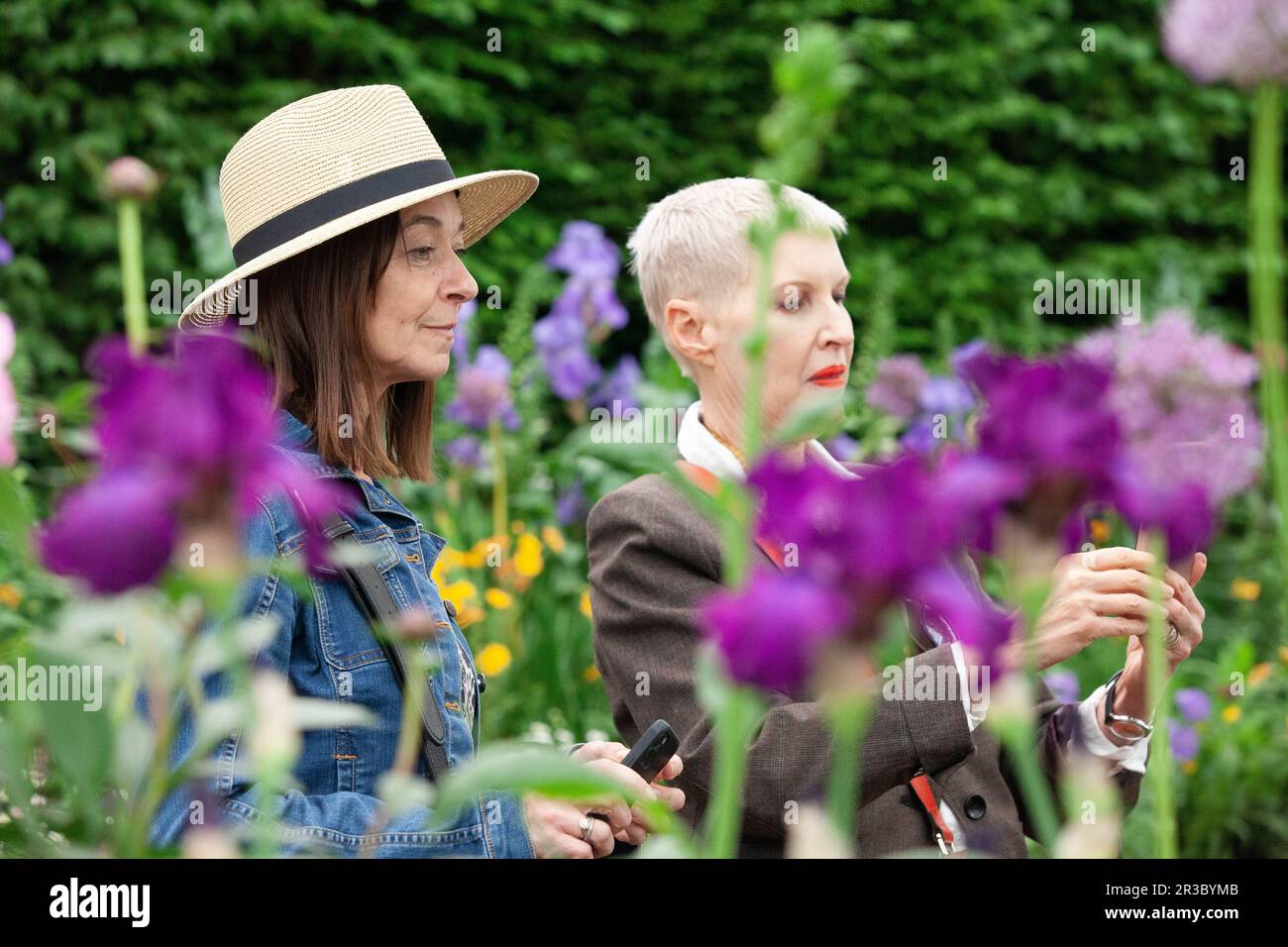 London, UK. 23rd May, 2023. The RHS Chelsea Flower Show opens to the ...
