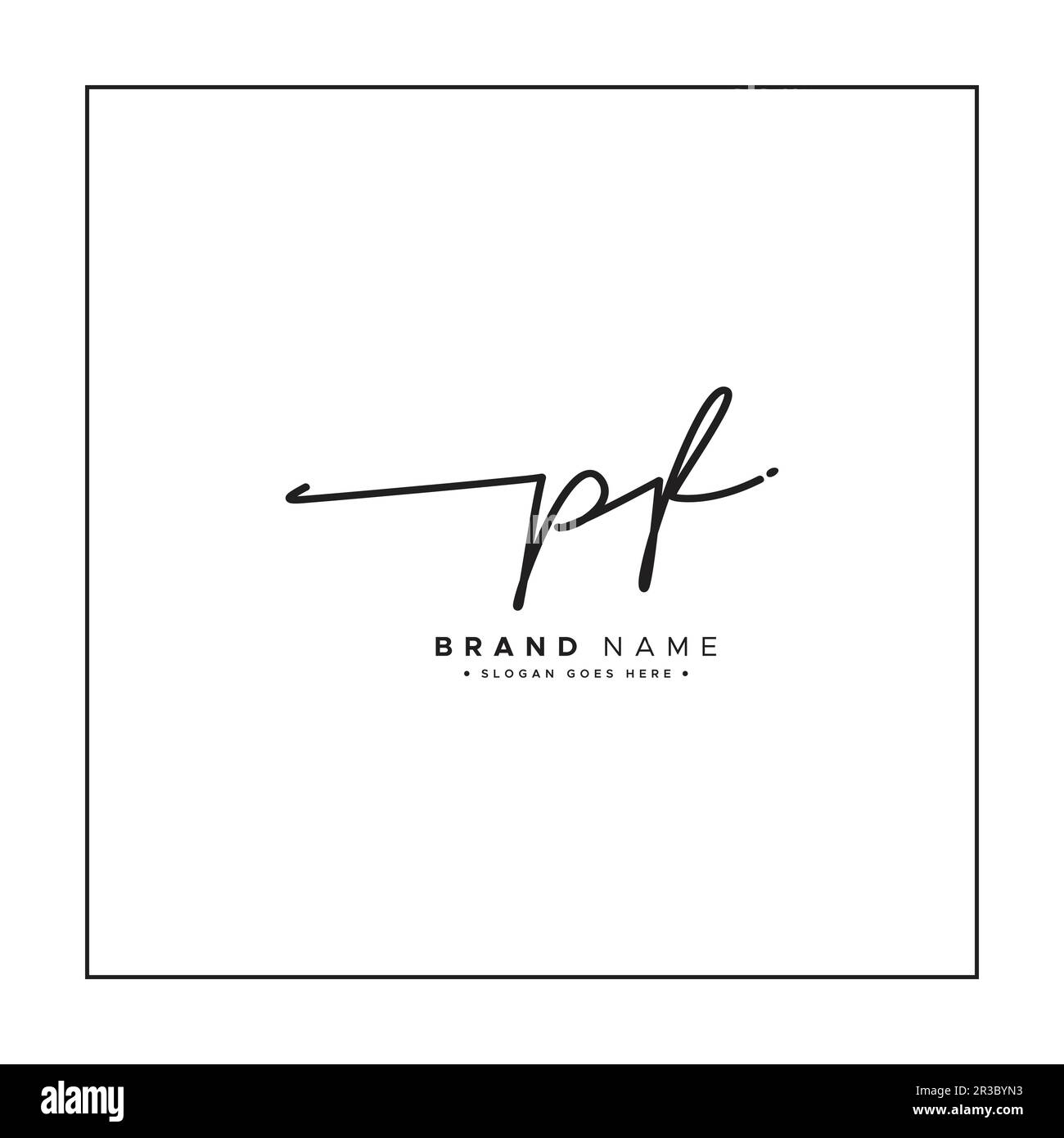 Handwritten Signature logo for Initial Letter PF - Vector Logo Template ... Handwritten Signature logo for Initial Letter PF - Vector Logo Template ...