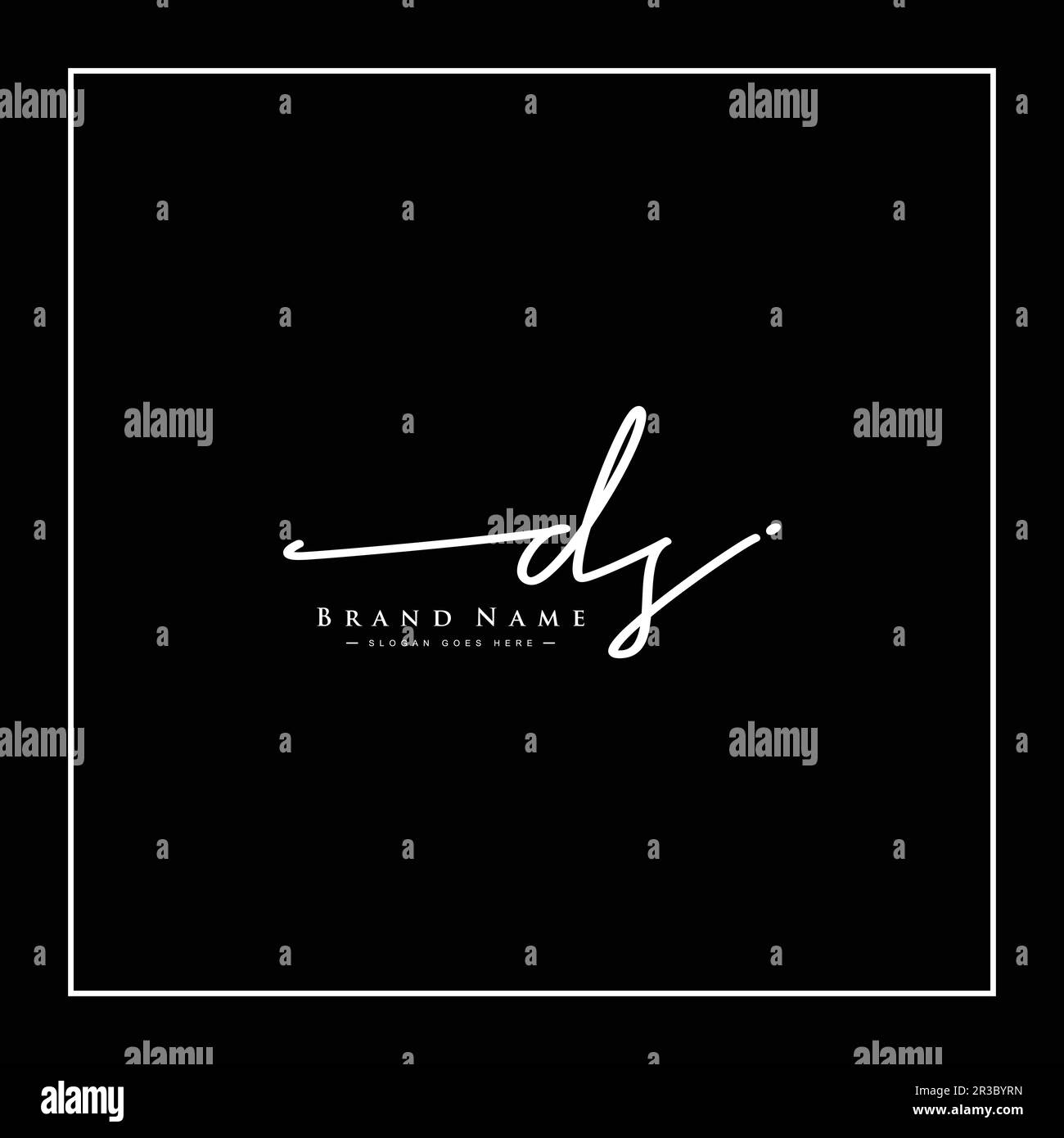 DS Initial Logo in Signature Style for Photography and Fashion Business ...