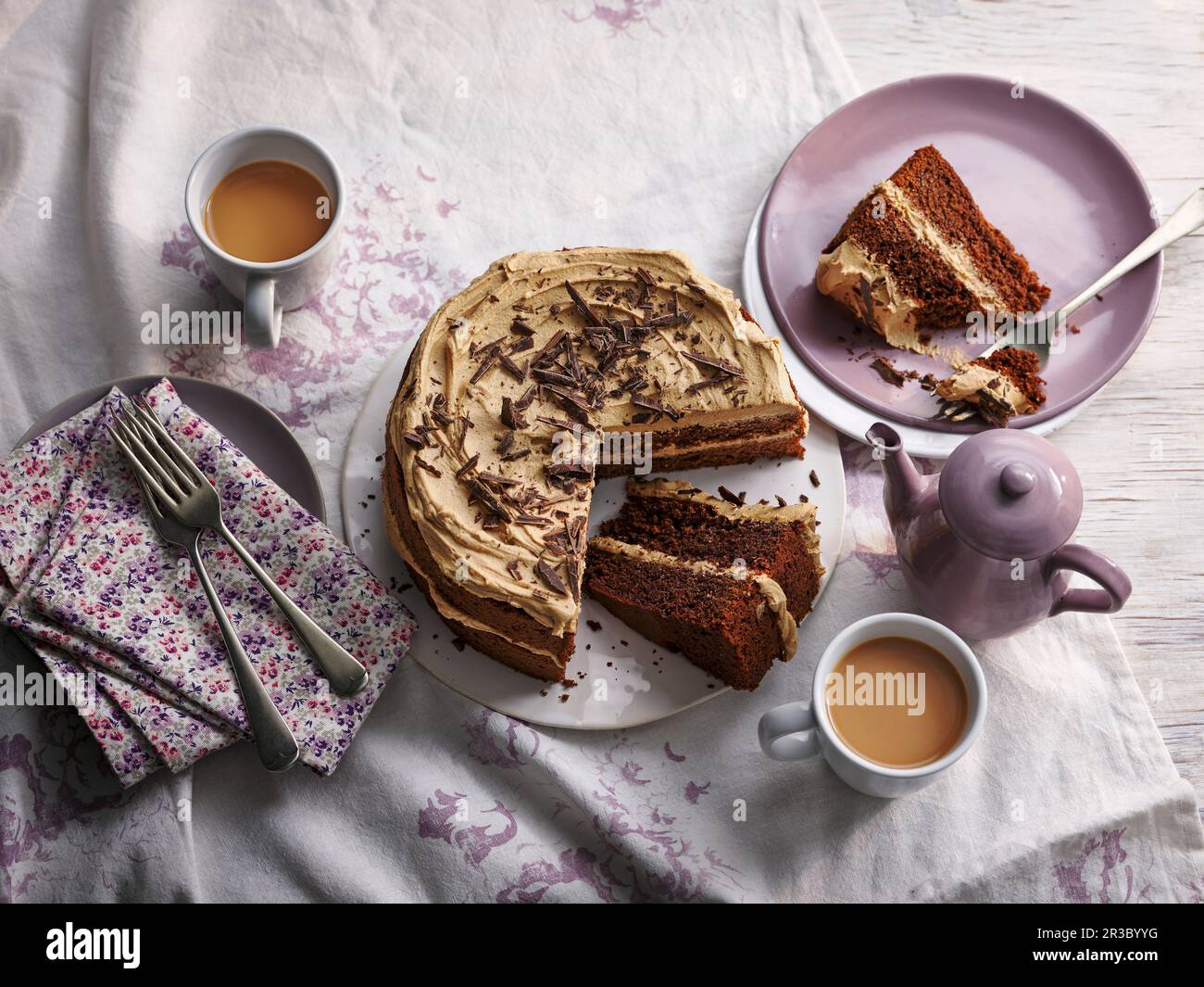 Mocha torte hi-res stock photography and images - Alamy