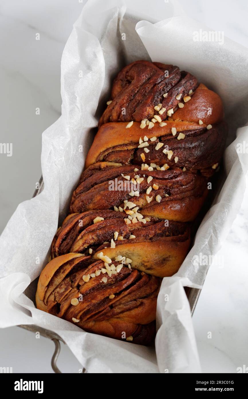 Loaf of babka hi-res stock photography and images - Alamy