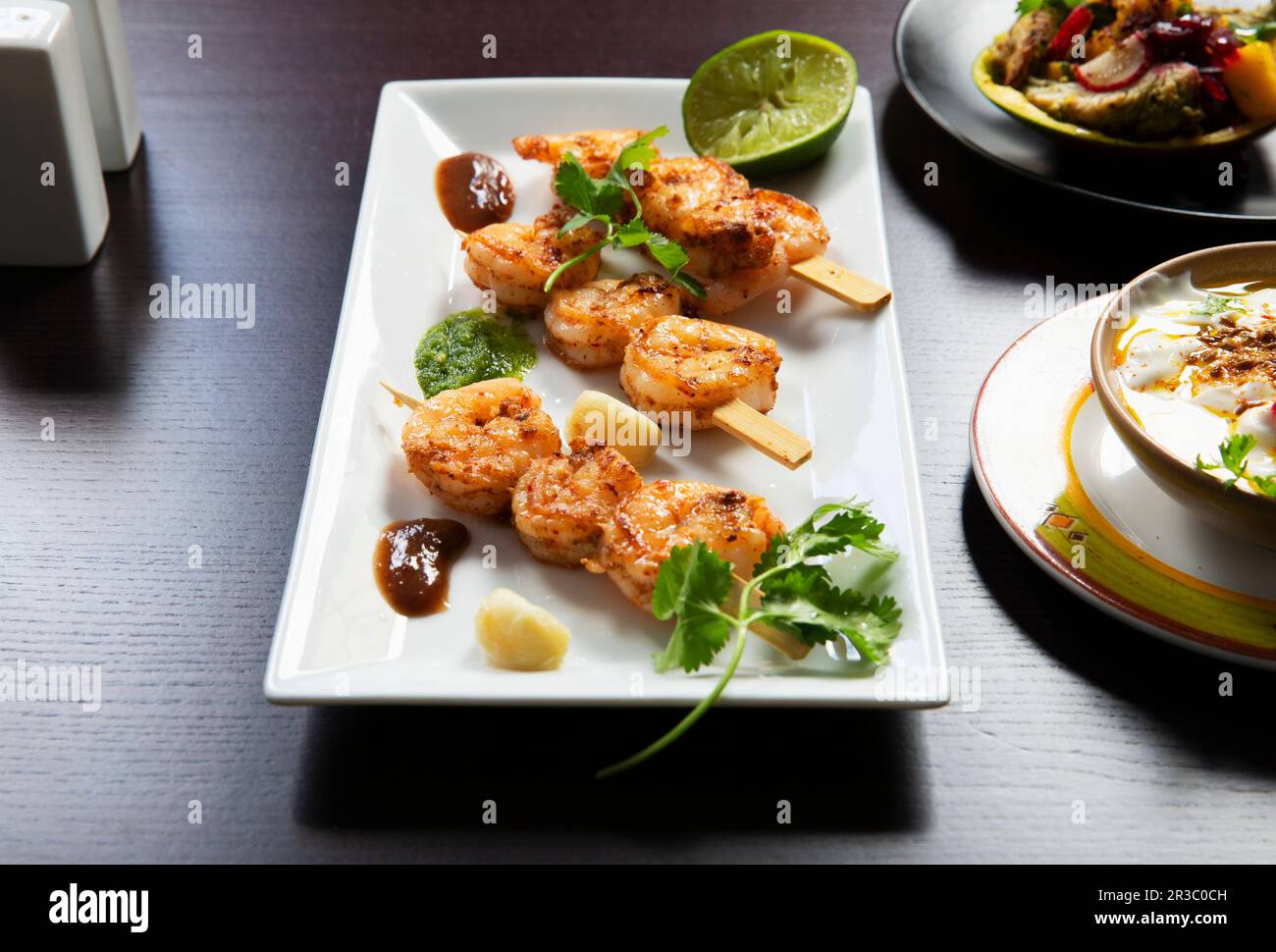 Prawn Tikka (Indian appetiser Stock Photo - Alamy