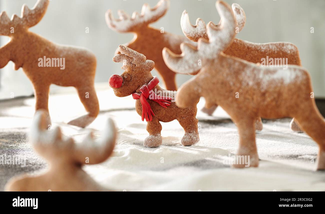 Reindeer biscuits hi-res stock photography and images - Alamy