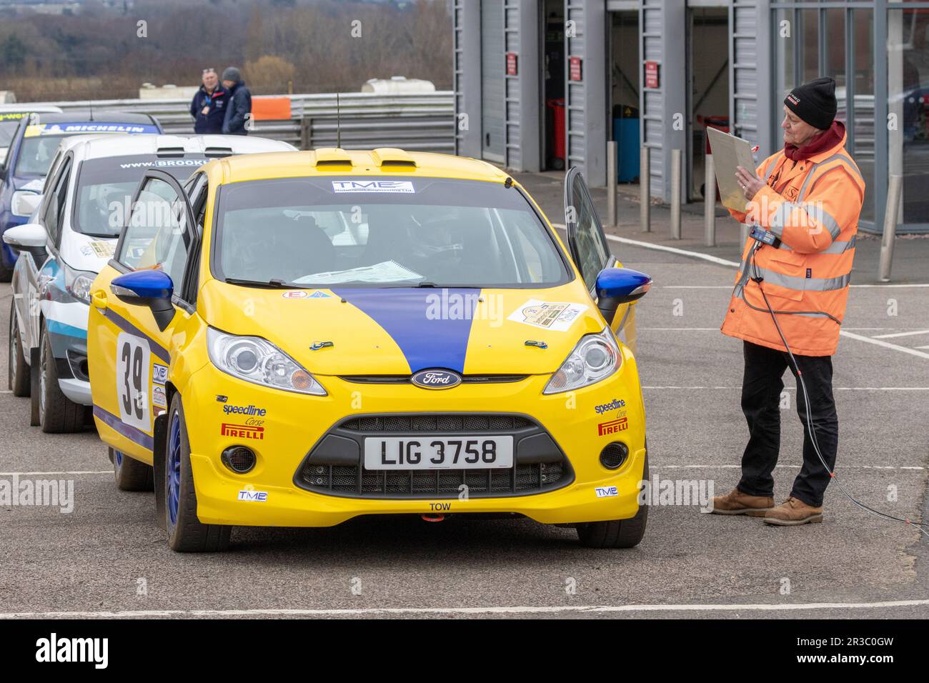 Kasia Nicklin and Ryan Champion in their 2013 Ford Fiesta R2 with the ...