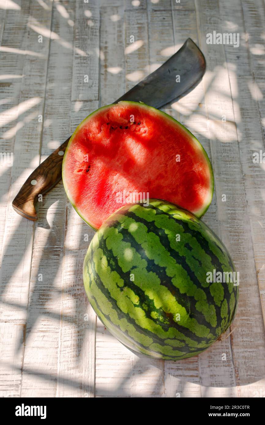 Half a Watermelon Stock Photo - Alamy