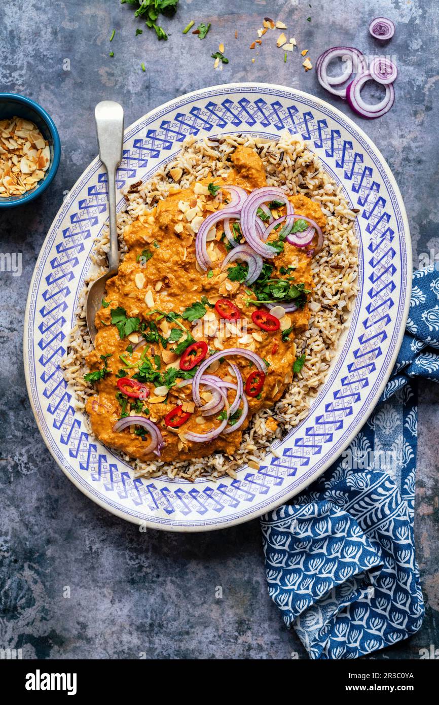 Lamb pasanda curry hi-res stock photography and images - Alamy