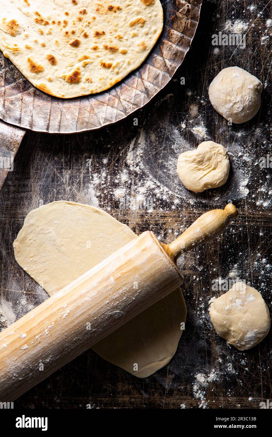Preparing tortilla hi-res stock photography and images - Alamy