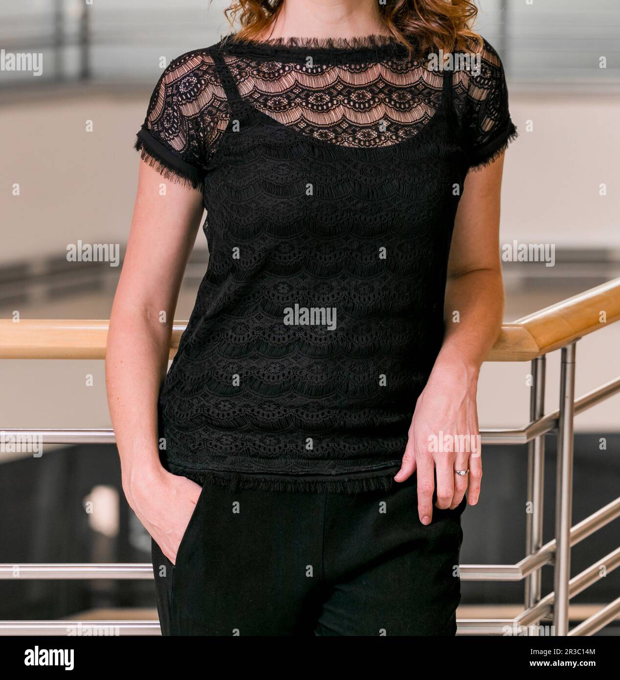 Cropped head Business Woman in corporate attire Stock Photo - Alamy