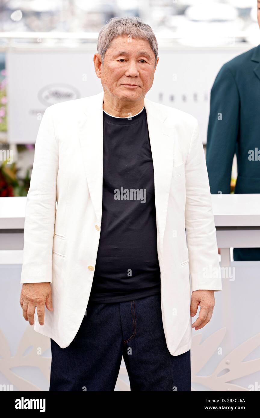 Takeshi Kitano beim Photocall zum Kinofilm 'Kubi' auf dem Festival de Cannes 2023 / 76 ...