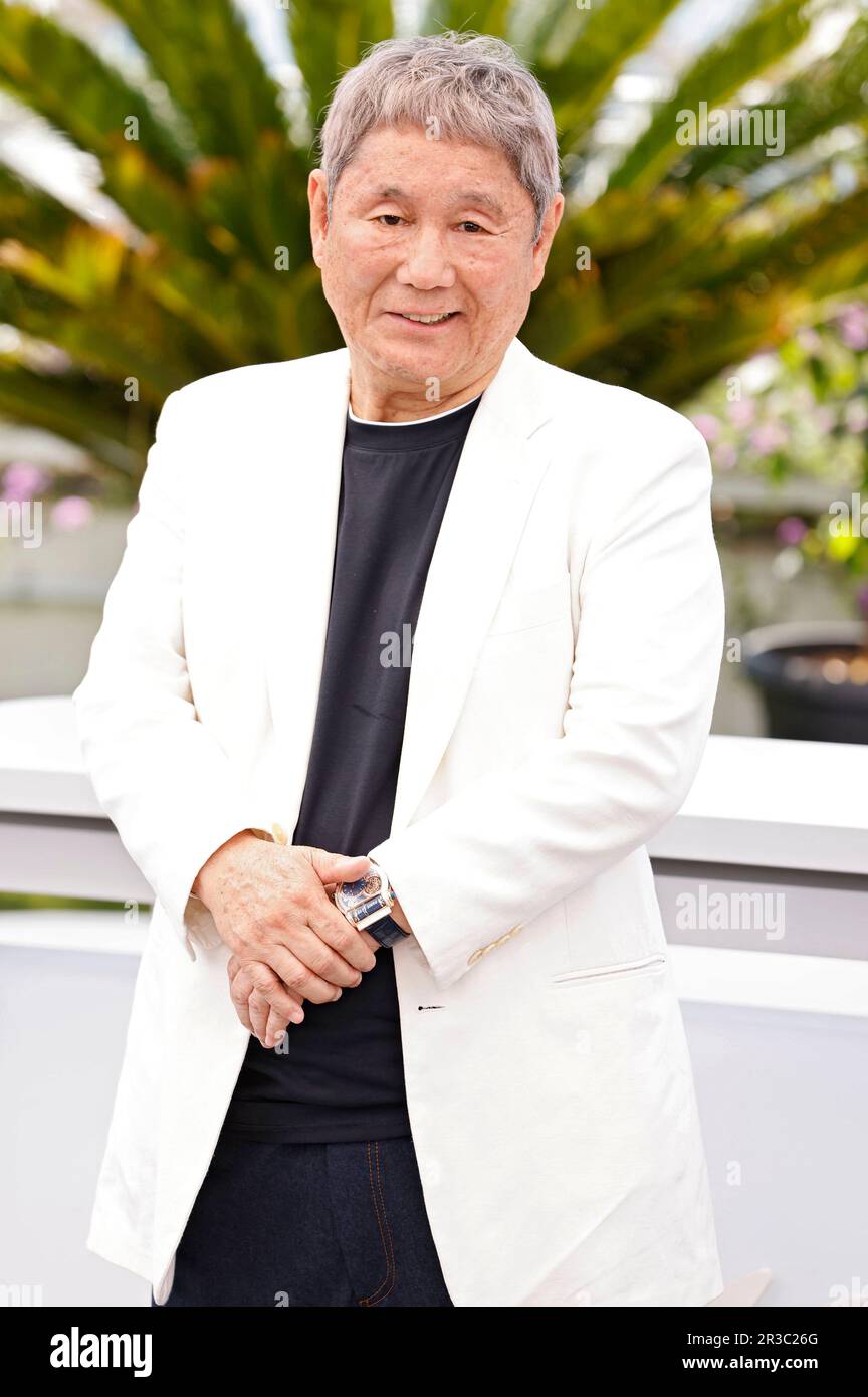 Takeshi Kitano beim Photocall zum Kinofilm 'Kubi' auf dem Festival de ...