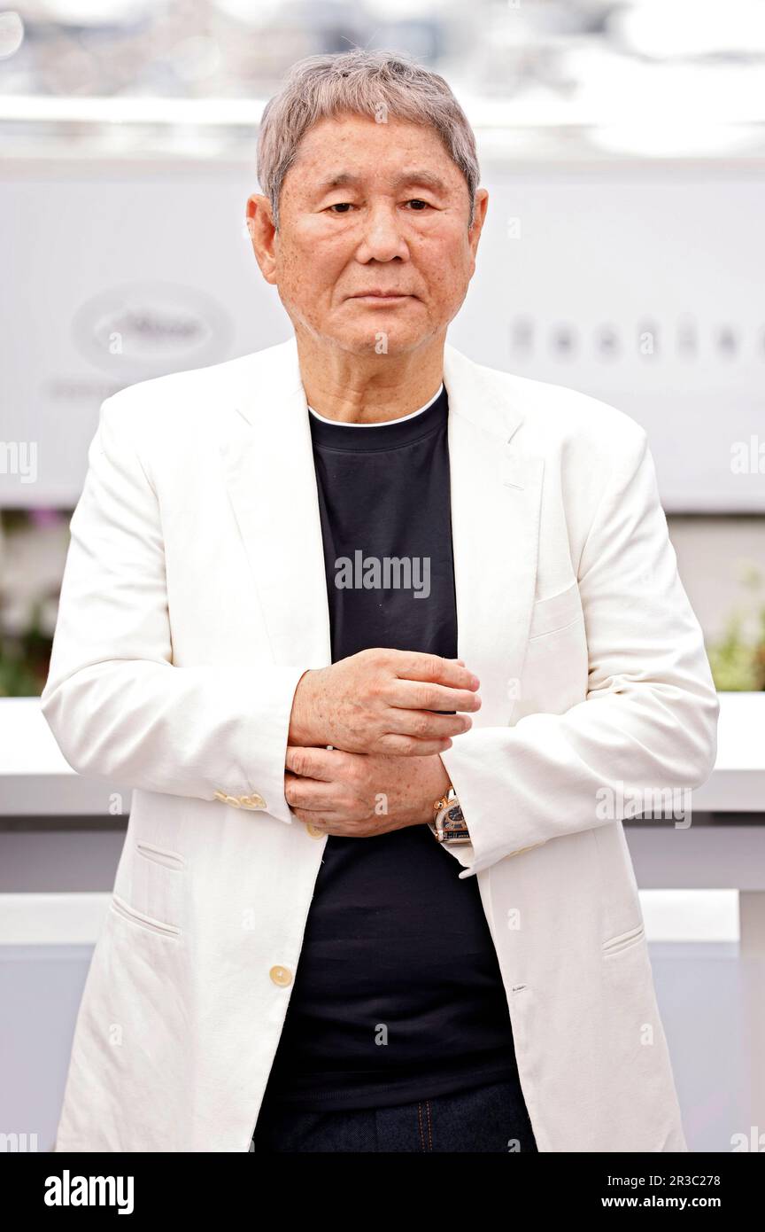 Takeshi Kitano beim Photocall zum Kinofilm 'Kubi' auf dem Festival de Cannes 2023 / 76 ...