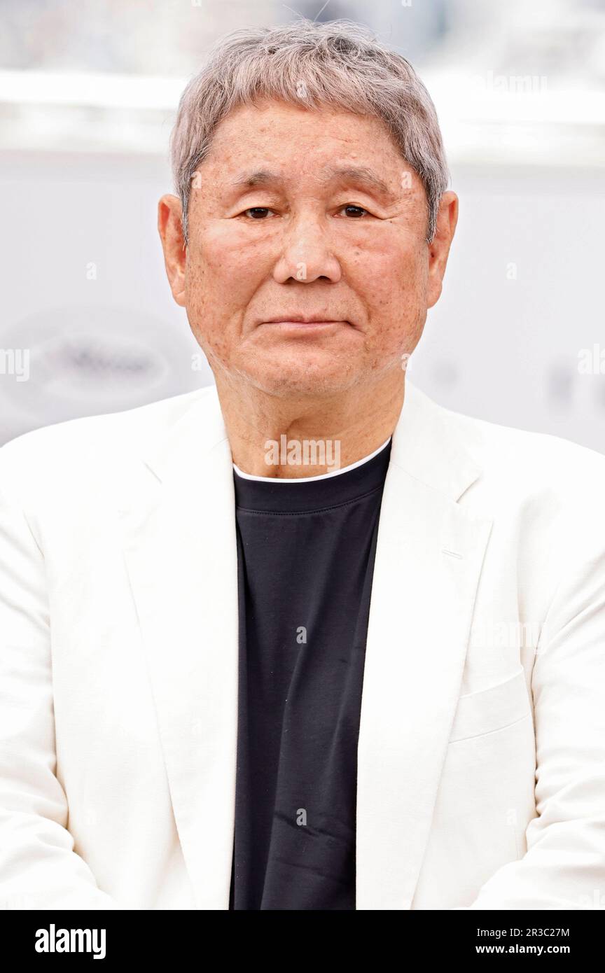 Takeshi Kitano beim Photocall zum Kinofilm 'Kubi' auf dem Festival de Cannes 2023 / 76 ...