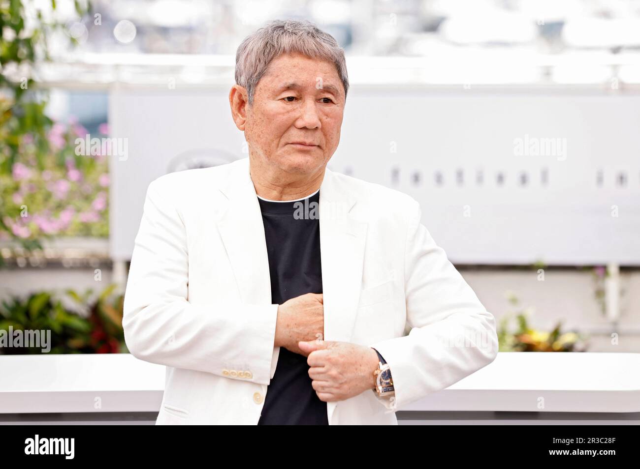 Takeshi Kitano beim Photocall zum Kinofilm 'Kubi' auf dem Festival de ...