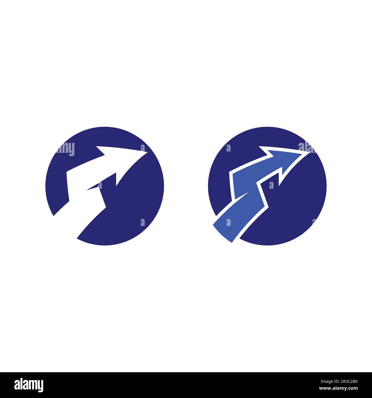 Arrow vector illustration icon Logo Template design Stock Vector Image ...