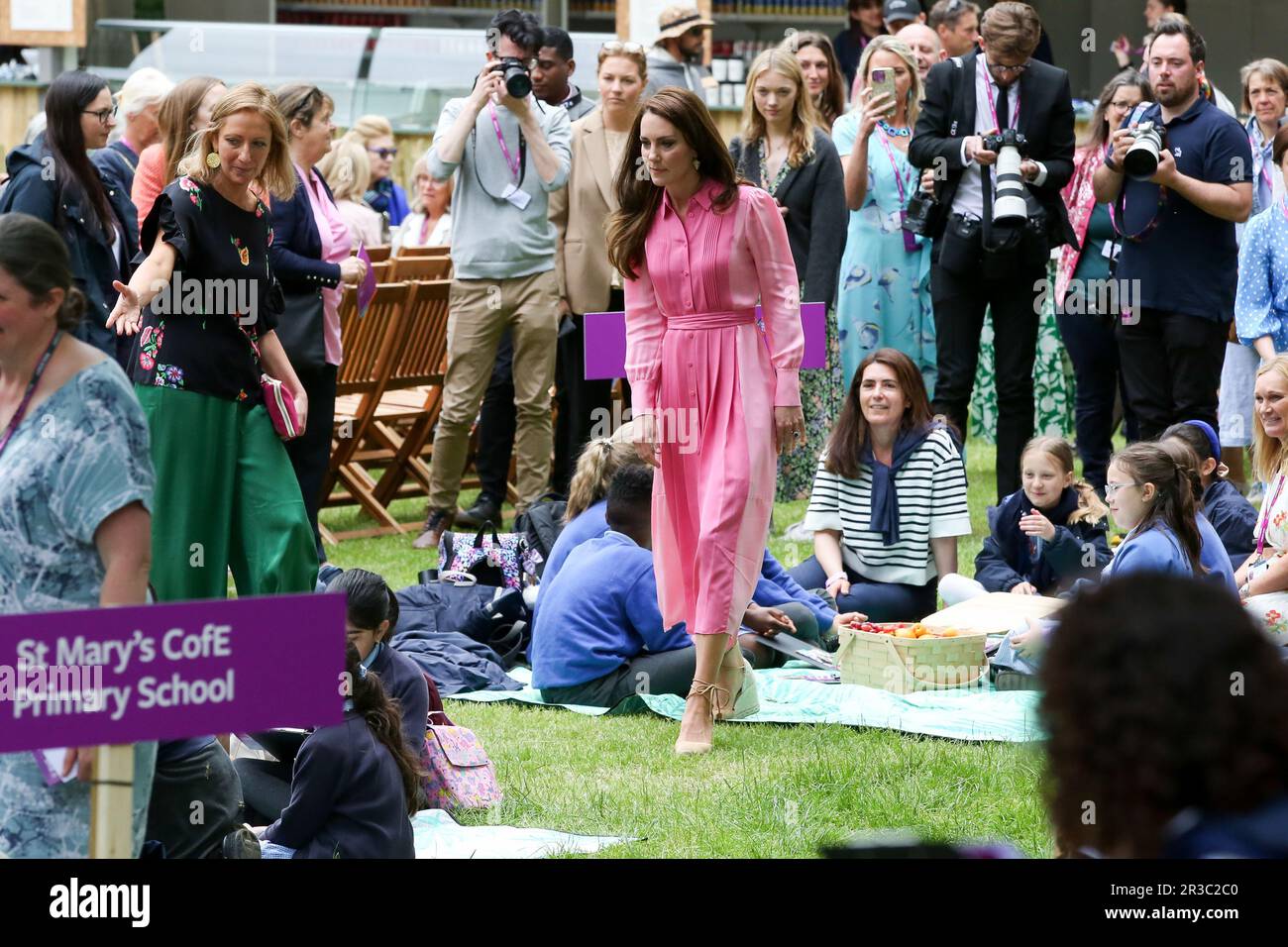 London, UK. 22nd May, 2023. Catherine, Princess of Wales arrives at the ...