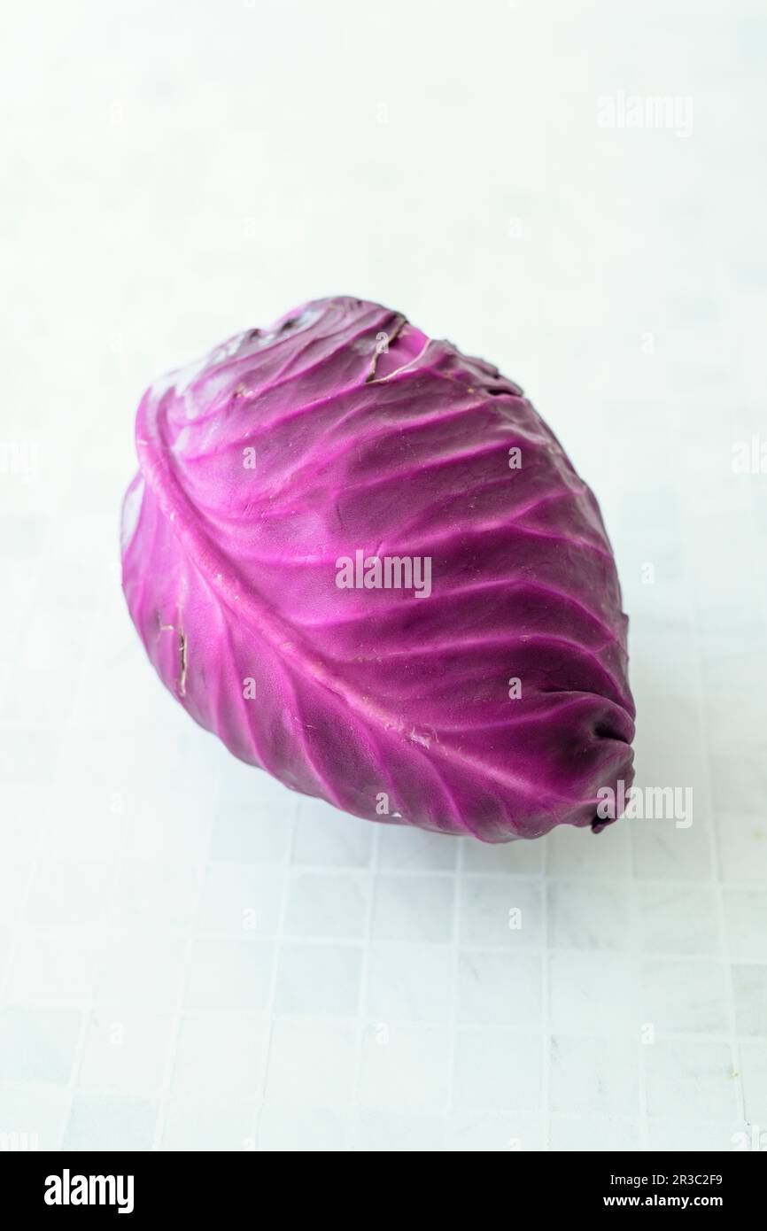 Red pointed cabbage Stock Photo - Alamy