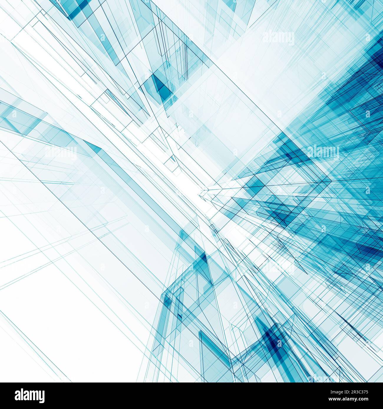 Abstract architecture. Concept view background 3D rendering Stock Photo ...