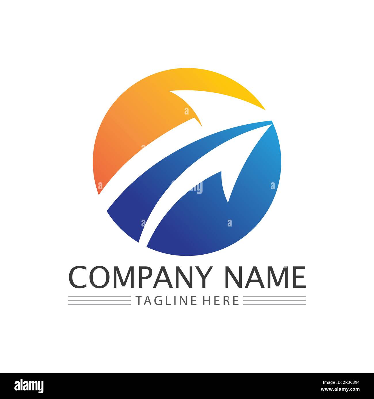 Arrow vector illustration icon Logo Template design Stock Vector Image ...