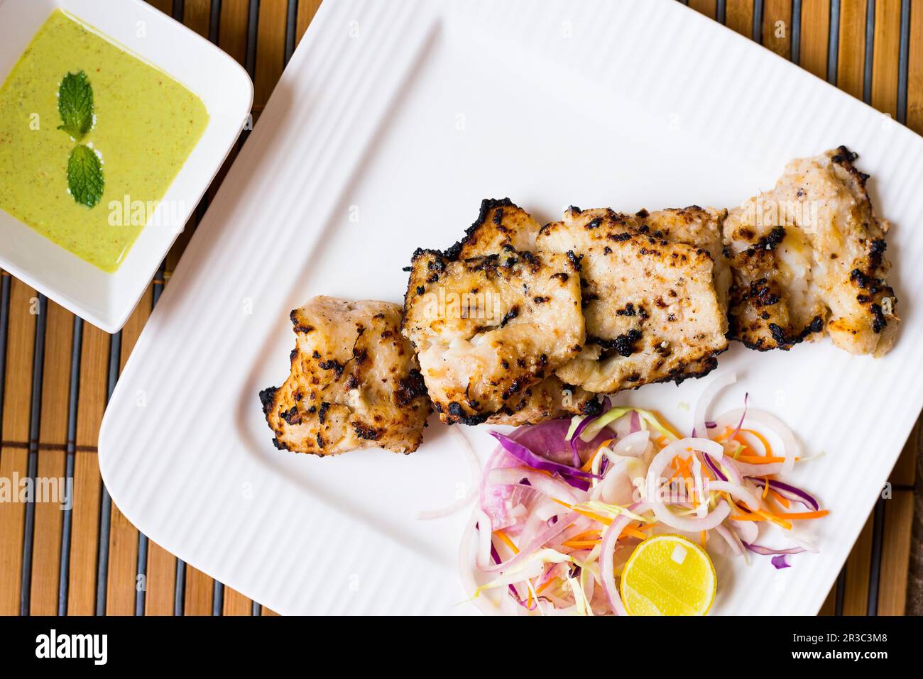 Fish tikka (India Stock Photo - Alamy