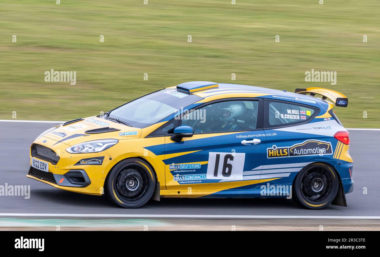 William Hill and Richard Morton Crozier in their 2022 Ford Fiesta Rally ...