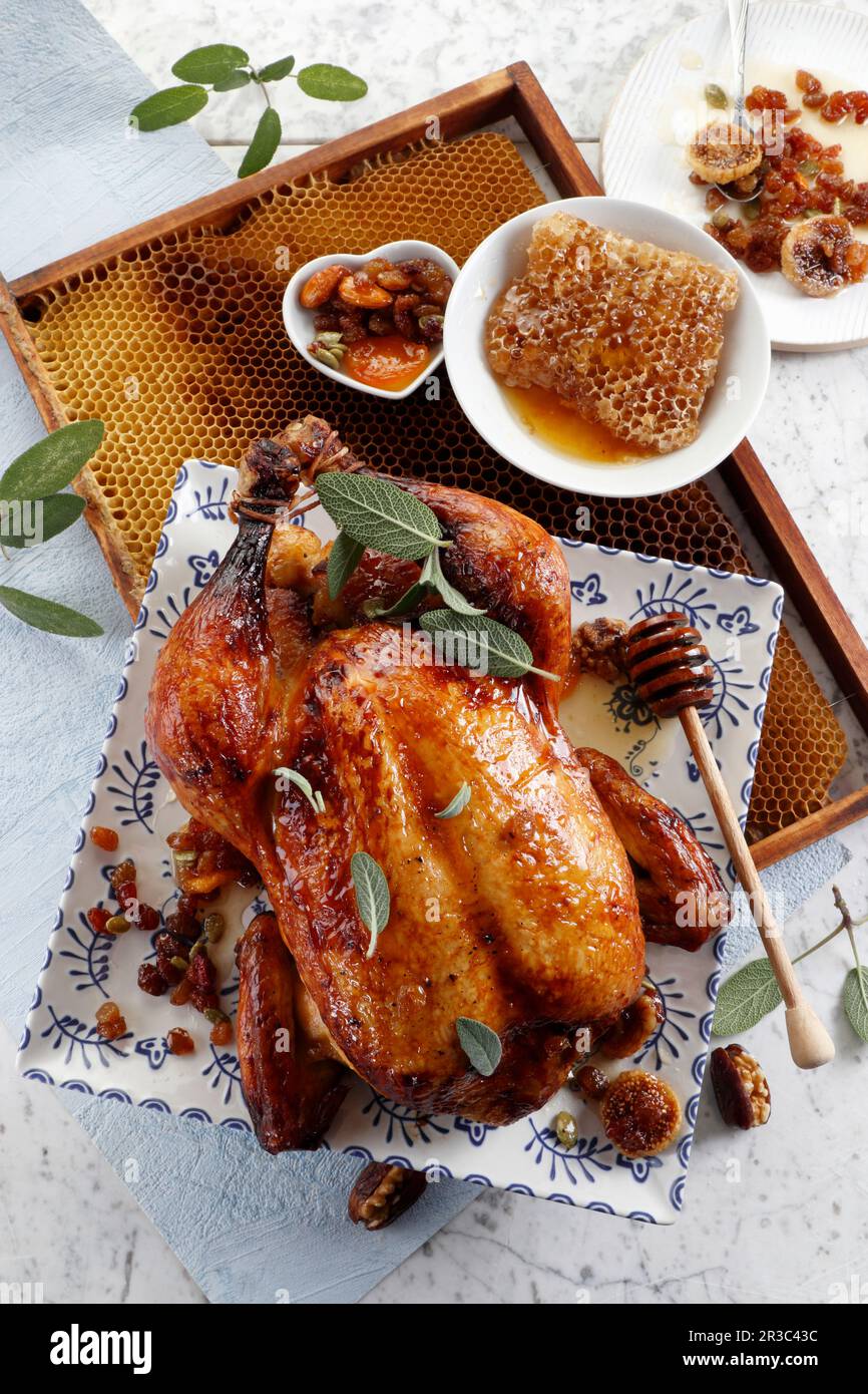 Chicken raisins honey hi-res stock photography and images - Alamy