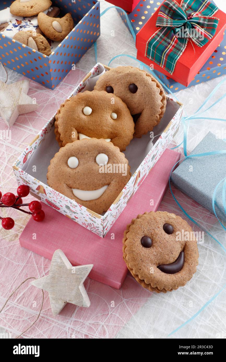 Smiley biscuits sweet food hi-res stock photography and images - Alamy