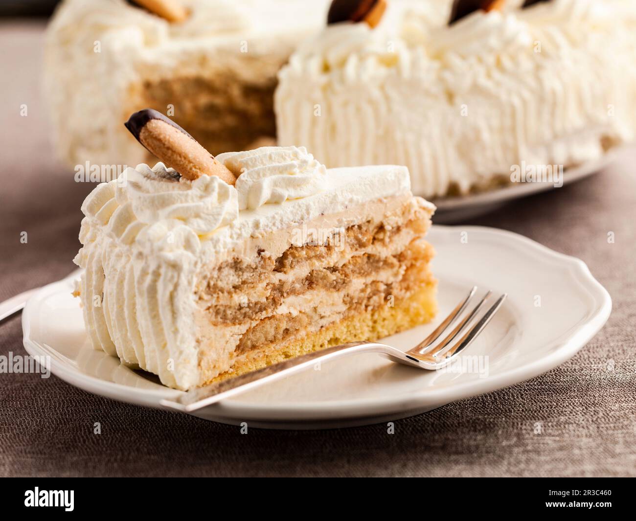 Malakoff cake hi-res stock photography and images - Alamy
