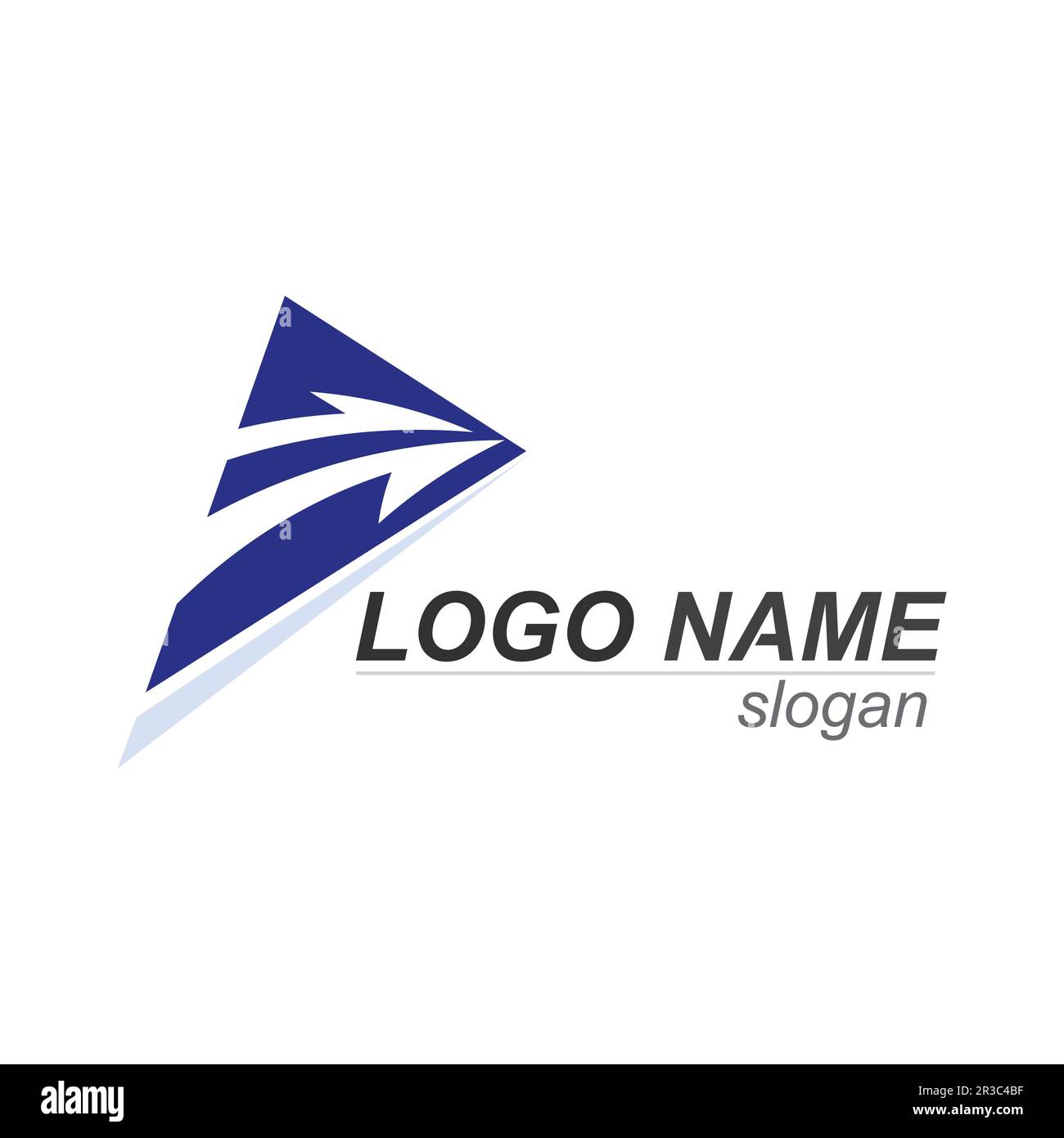 Arrow vector illustration icon Logo Template design Stock Vector Image ...