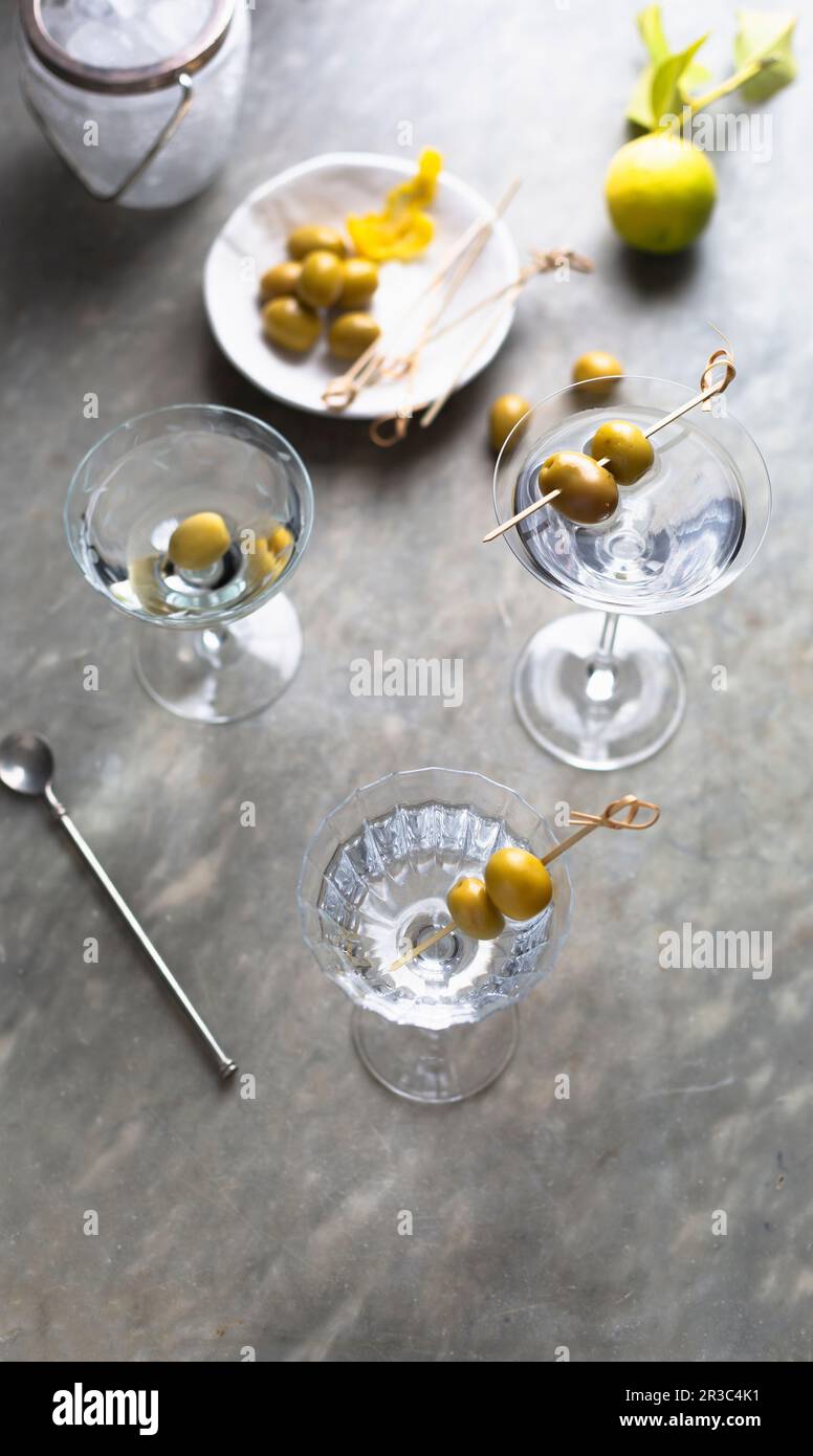 Martini glass from above hi-res stock photography and images - Alamy