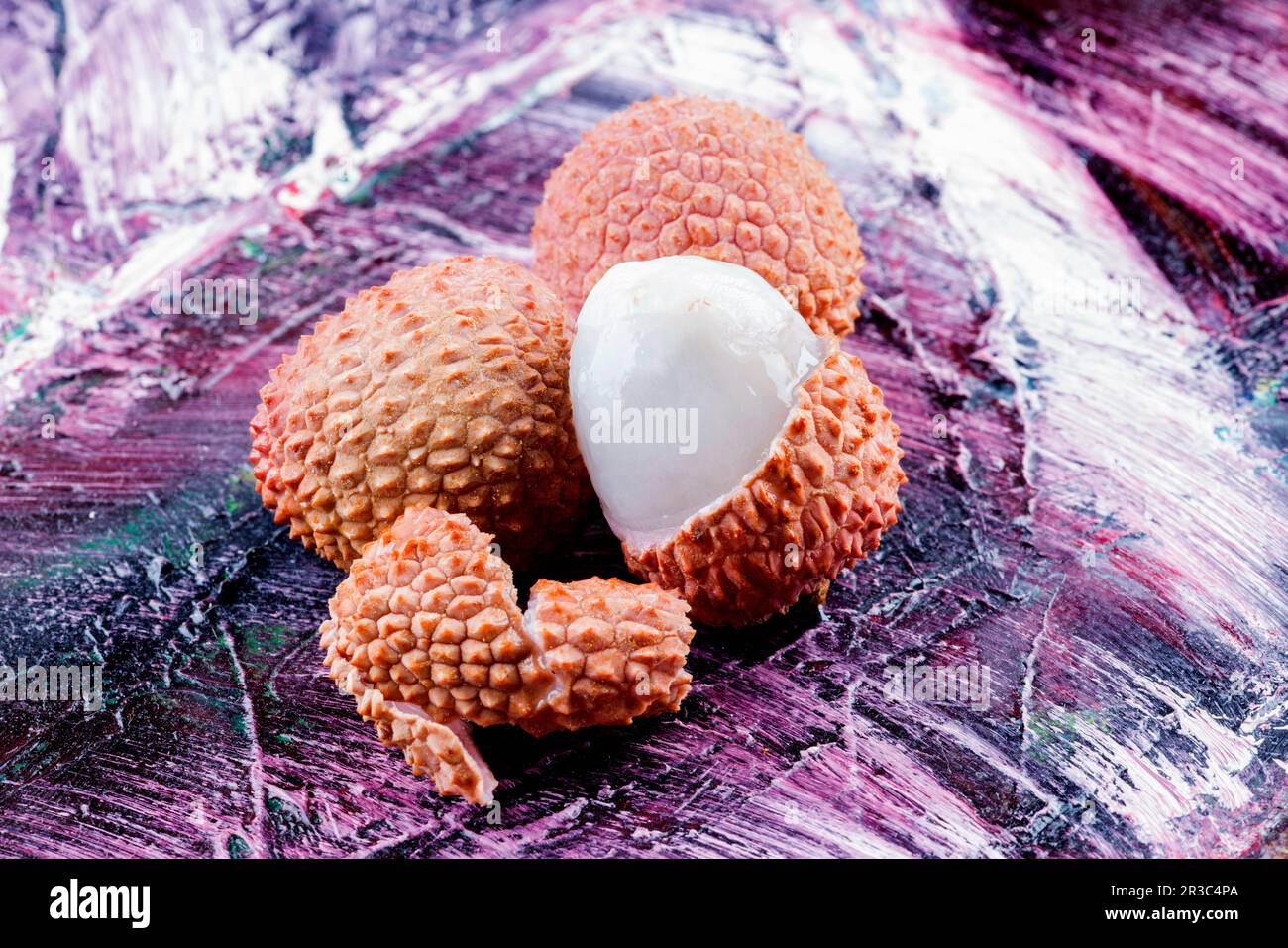 Three lychee hi-res stock photography and images - Alamy