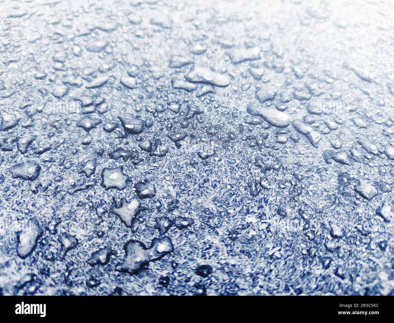 Ice crystals and water drops Stock Photo - Alamy