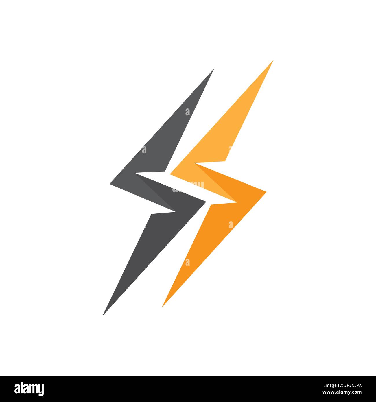Flash Electric Logo Vector icon illustration design template. Bolt ...