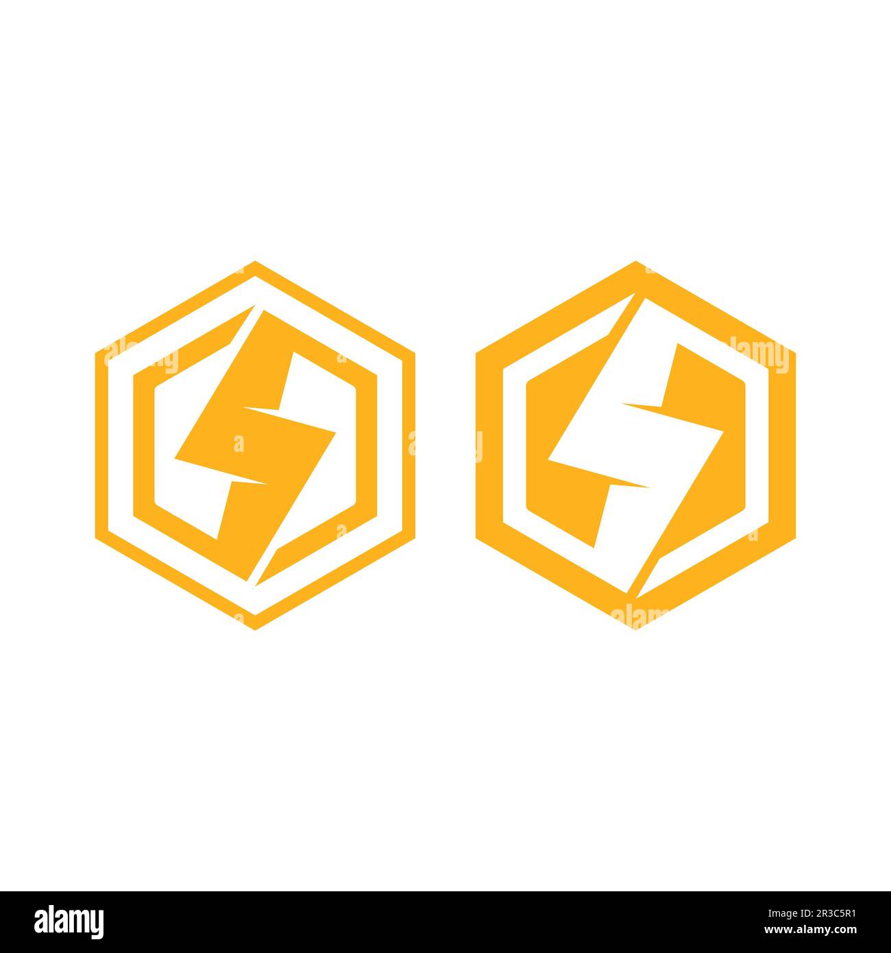 Flash Electric Logo Vector icon illustration design template. Bolt ...