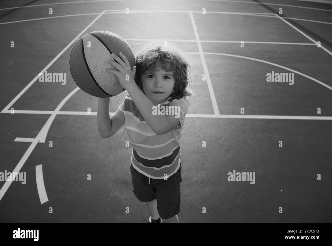 Basket ball kids player. Hobby, active lifestyle, sports activity for ...
