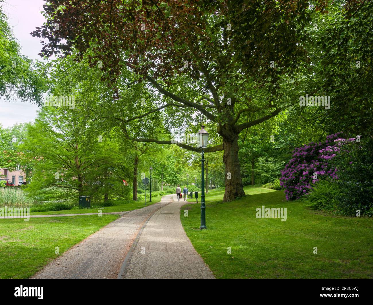 Plantsoen Noord (North Park) in the Dutch city of Amersfoort ...