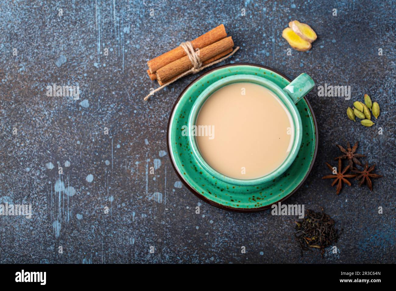 Healthy Indian beverage masala chai Stock Photo - Alamy
