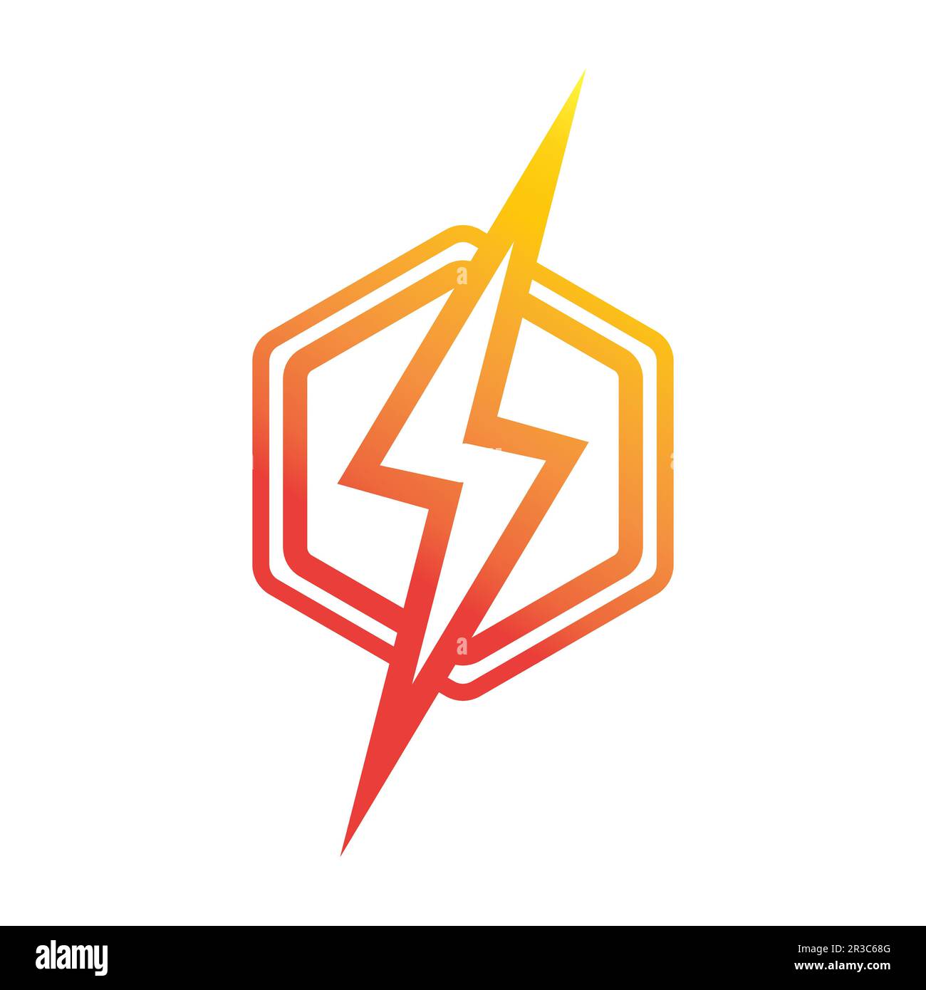 Flash Electric Logo Vector icon illustration design template. Bolt ...