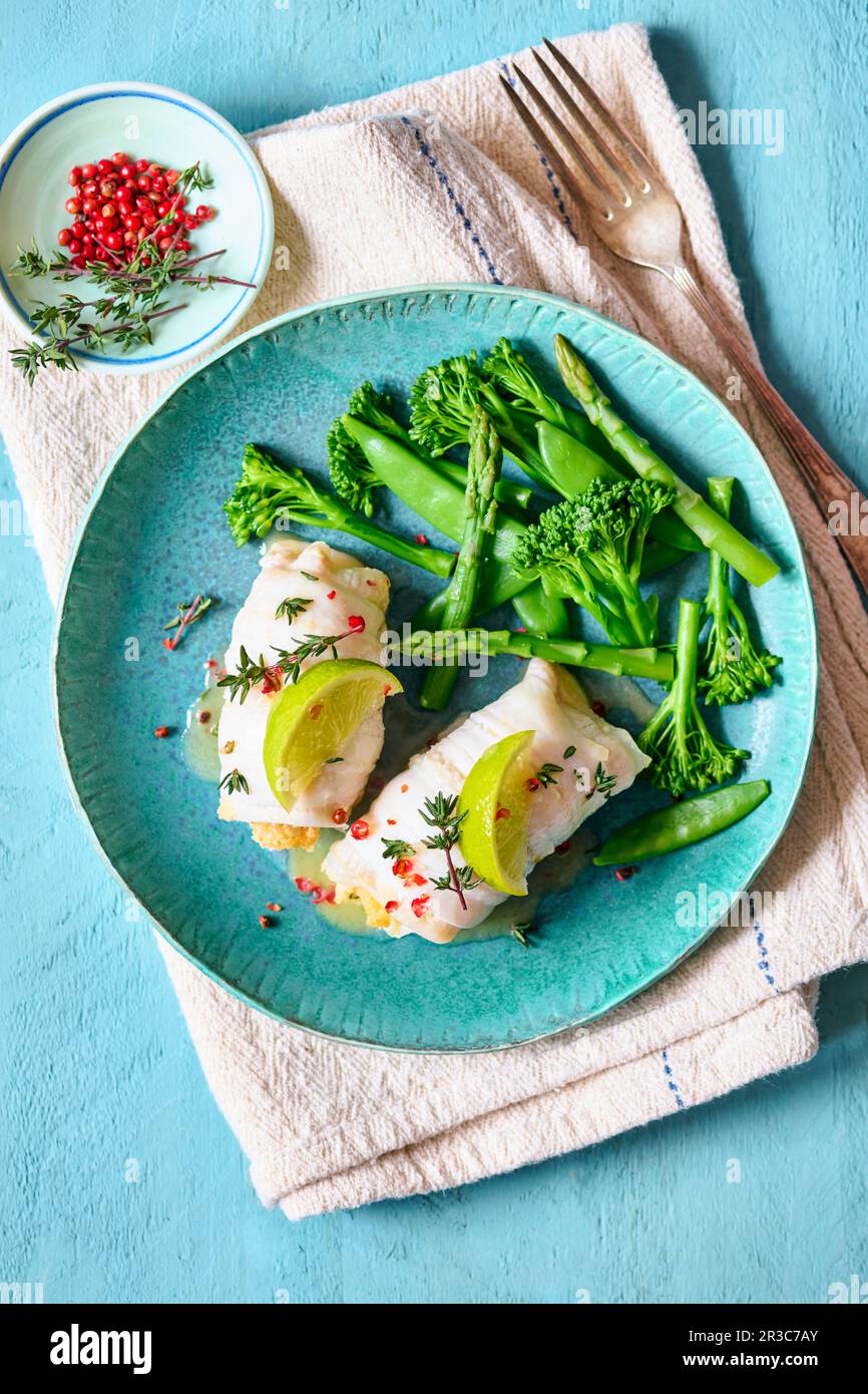 Plaice rolls hi-res stock photography and images - Alamy