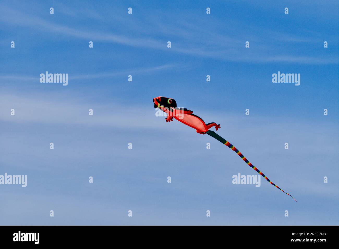 Kite flying in the wind Stock Photo - Alamy