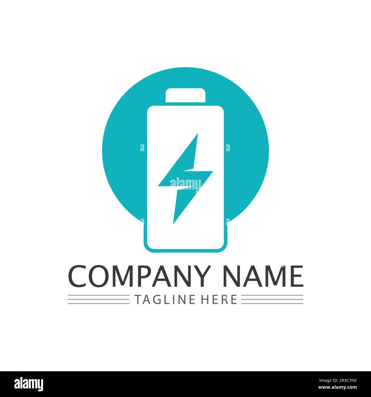 Flash Electric Logo Vector icon illustration design template. Bolt ...
