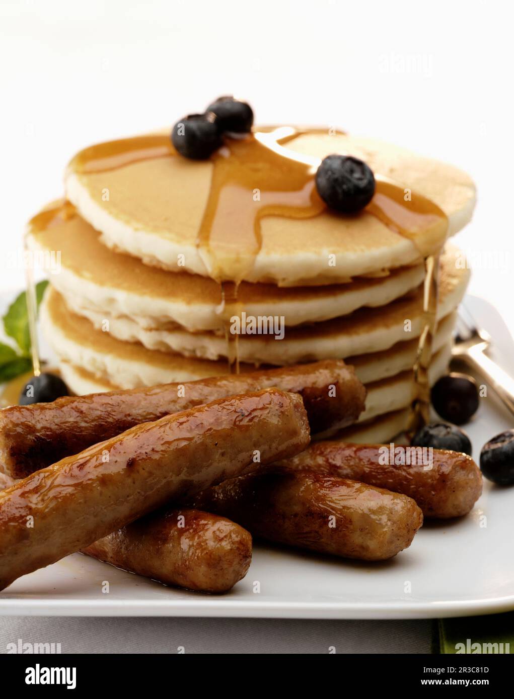 Pancake And Sausage Breakfast