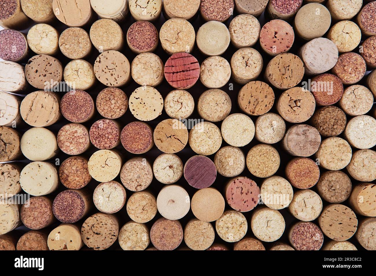 Wine cork background. Background of Various Used Wine Corks close up ...