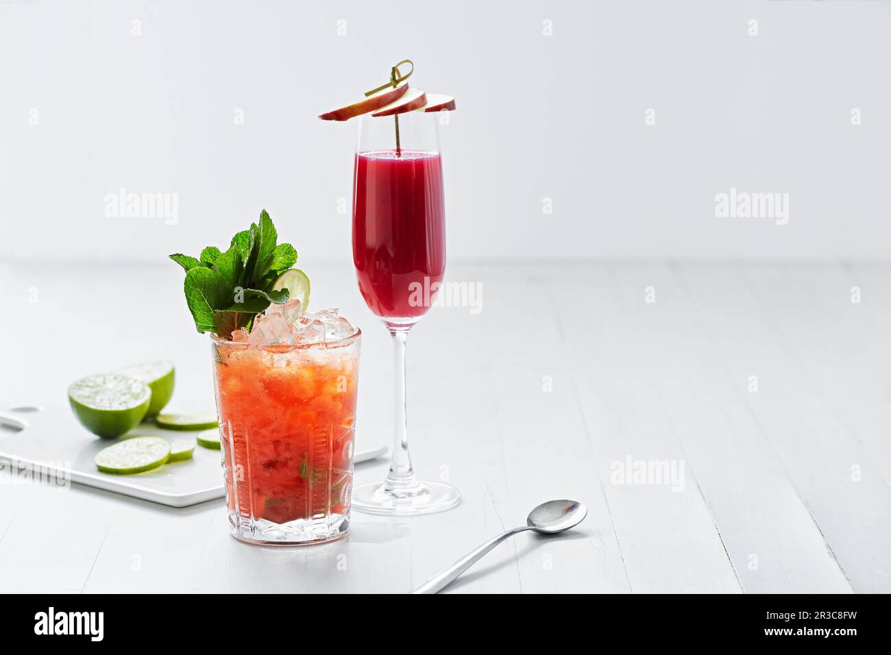 Two elegant cocktails Stock Photo - Alamy