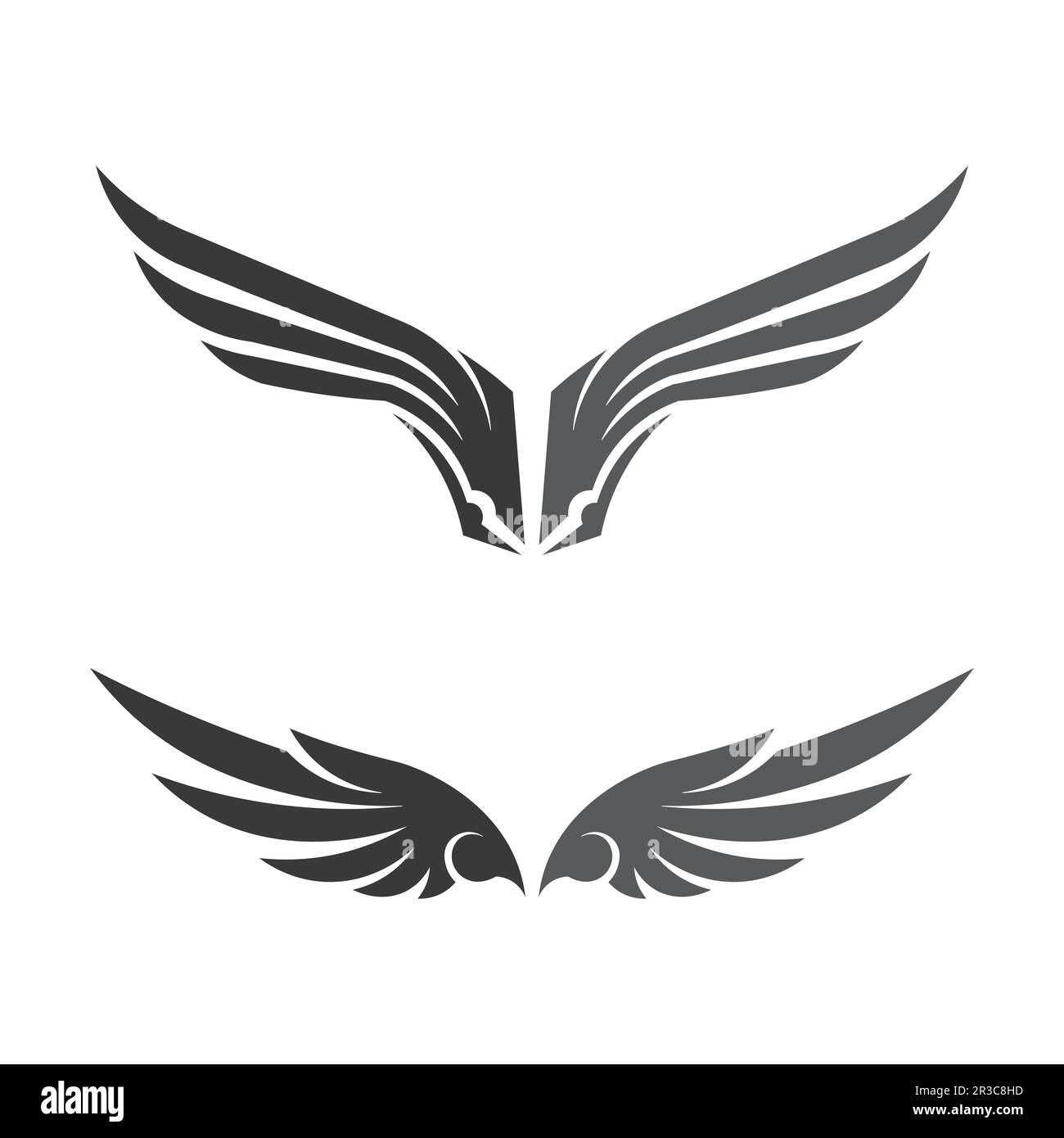Wings logo vector icon symbol illustration design template Stock Vector ...