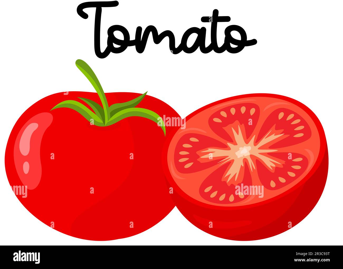 The word tomato Cut Out Stock Images & Pictures - Alamy
