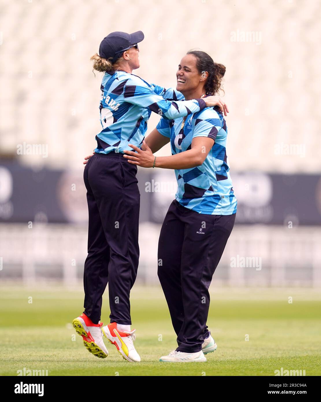 Northern Diamond’s Chloe Tryon (bowled) and Lauren Winfield-Hill ...
