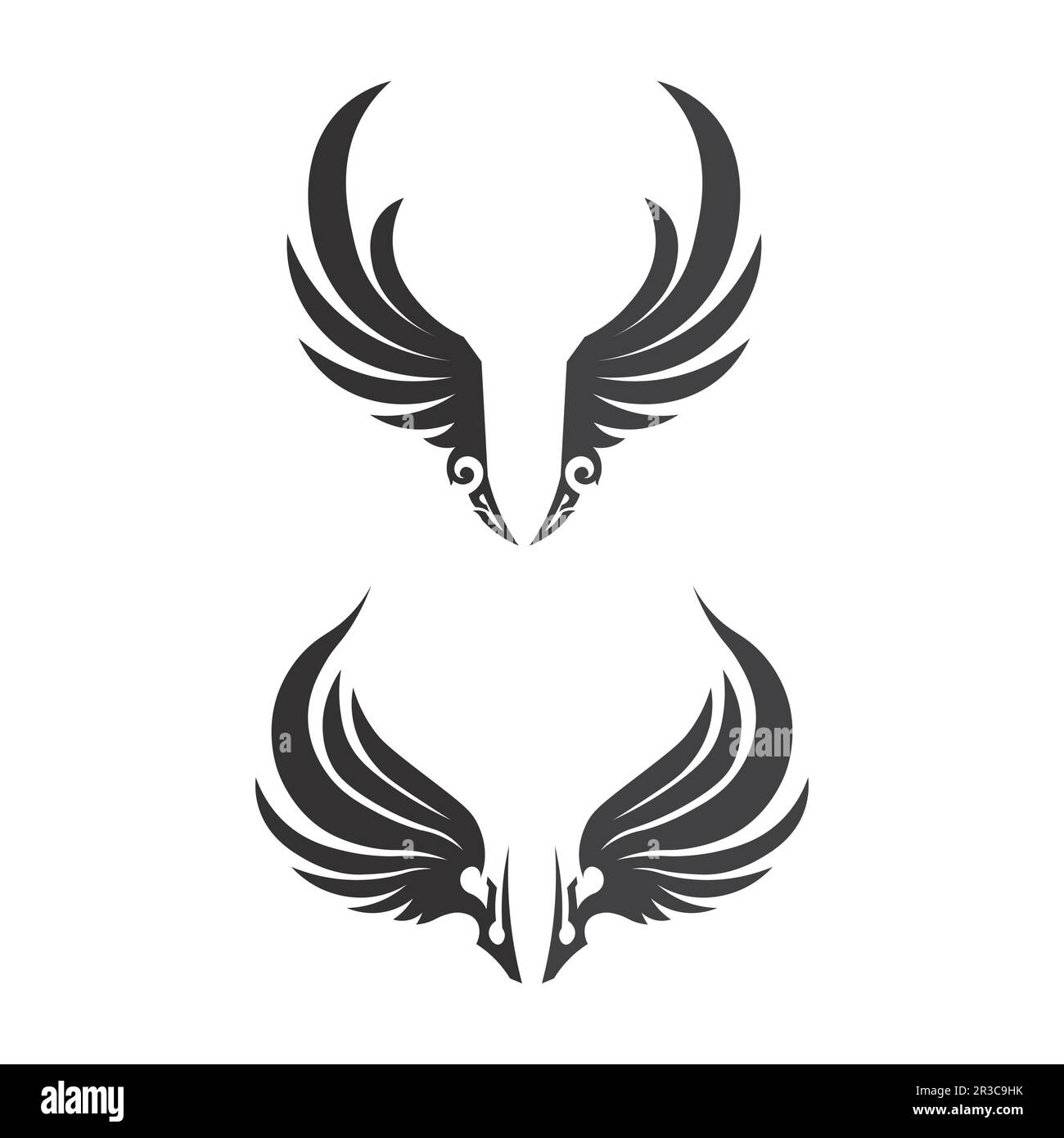Wings logo vector icon symbol illustration design template Stock Vector ...